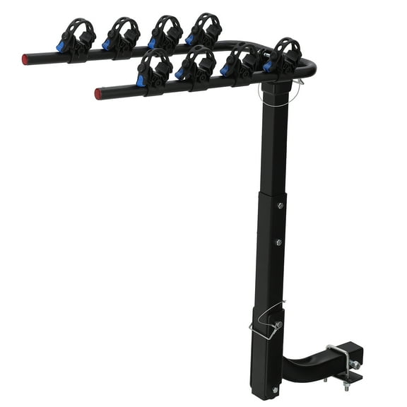 CRAVOT E2(25) Foldable Hitch 2-Bike Rack, 5" Fat Tire Support, Fits RV ...