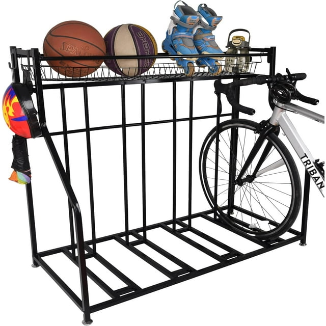 4 Bike Rack Garage,4 Bike Stand for Garage,4 Bike Storage Rack,With ...
