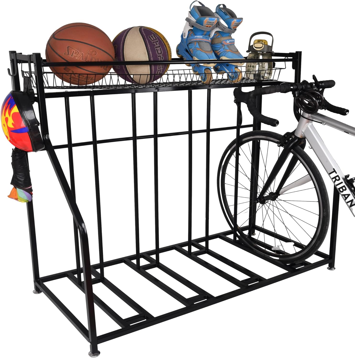 4 Bike Rack Garage,4 Bike Stand for Garage,4 Bike Storage Rack,With ...