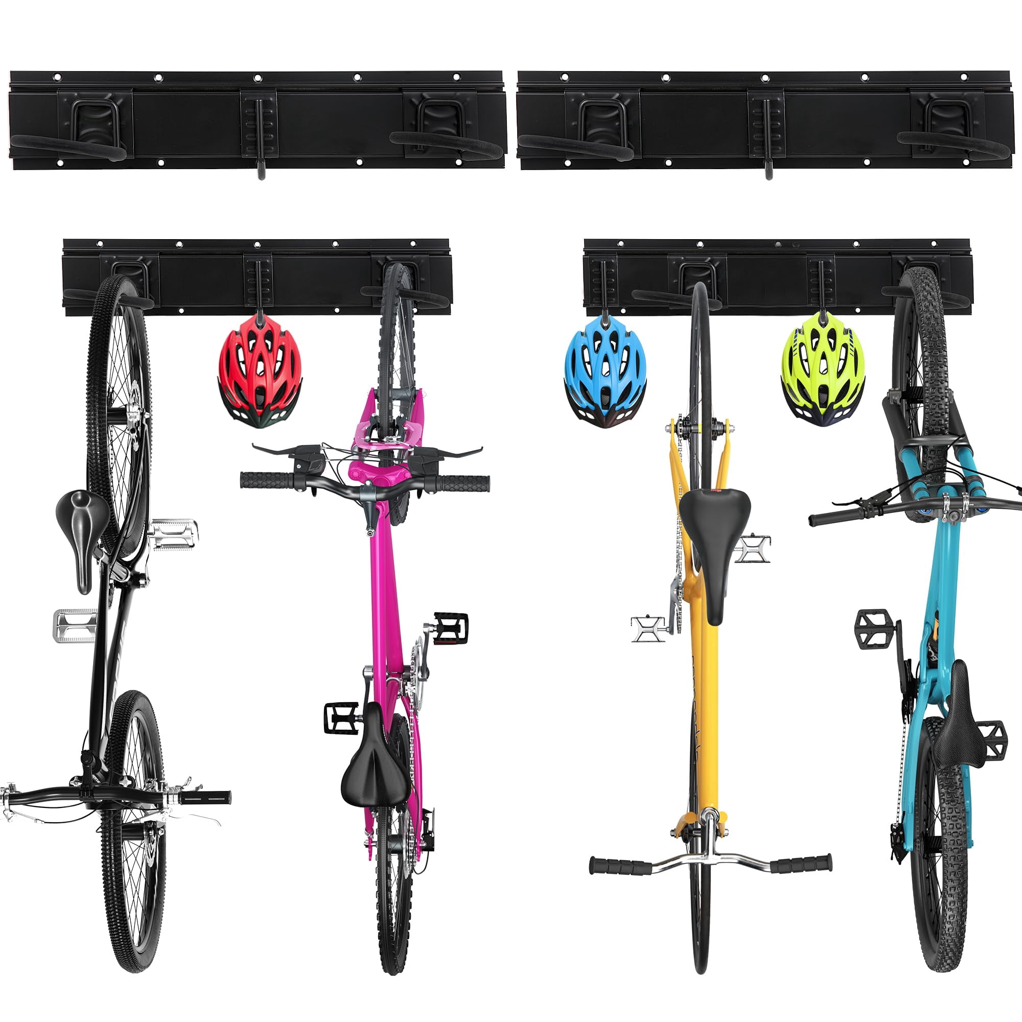 4 Bikes - 20 inch - 2 Panels Vertical Bike Storage Rack - Walmart.com