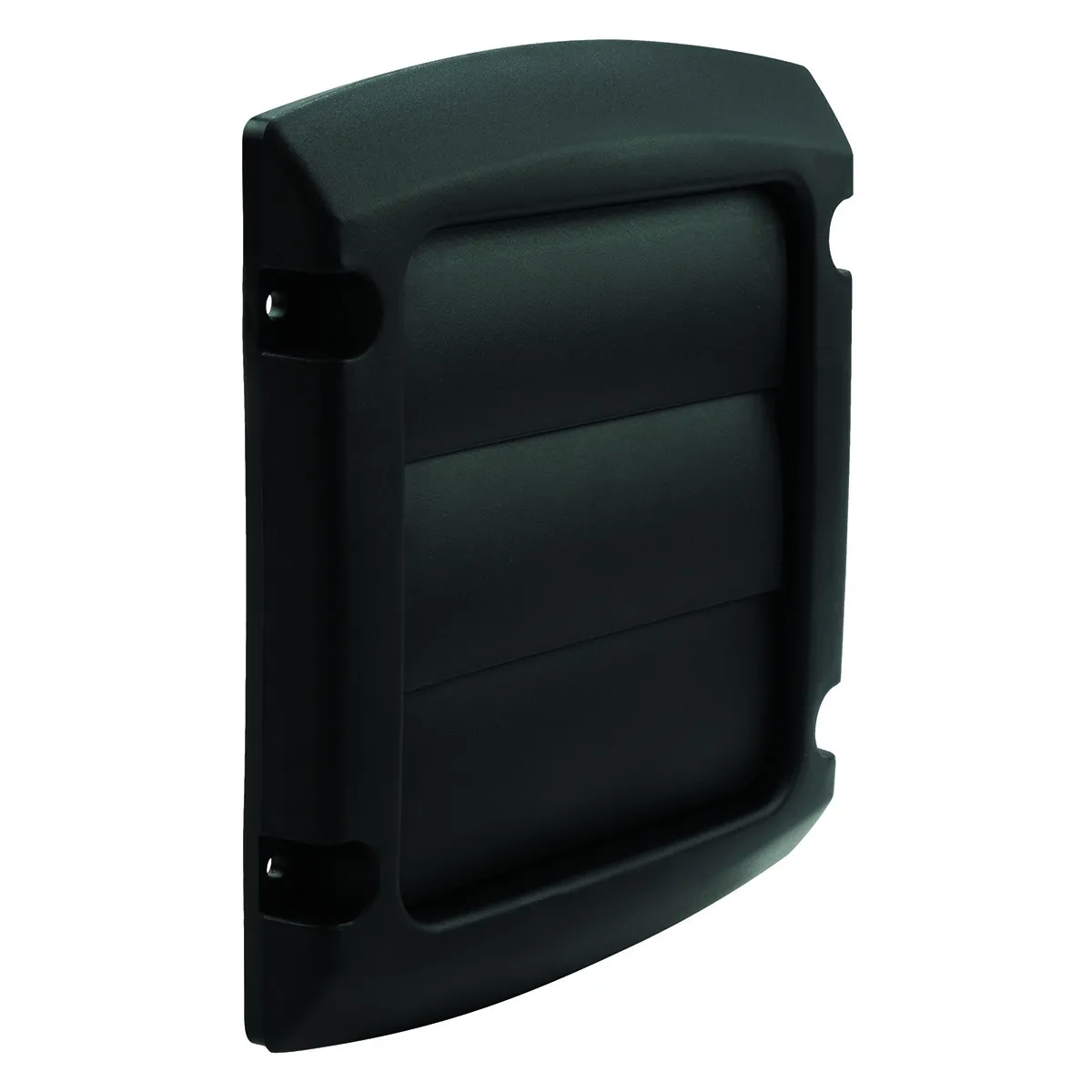 4" Black Louvered Exhaust Cap - Heavy-Duty Metal Vent Cover for Dryer ...