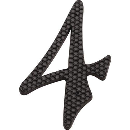 4" Black Number 4 Package Of 2 - Walmart.com
