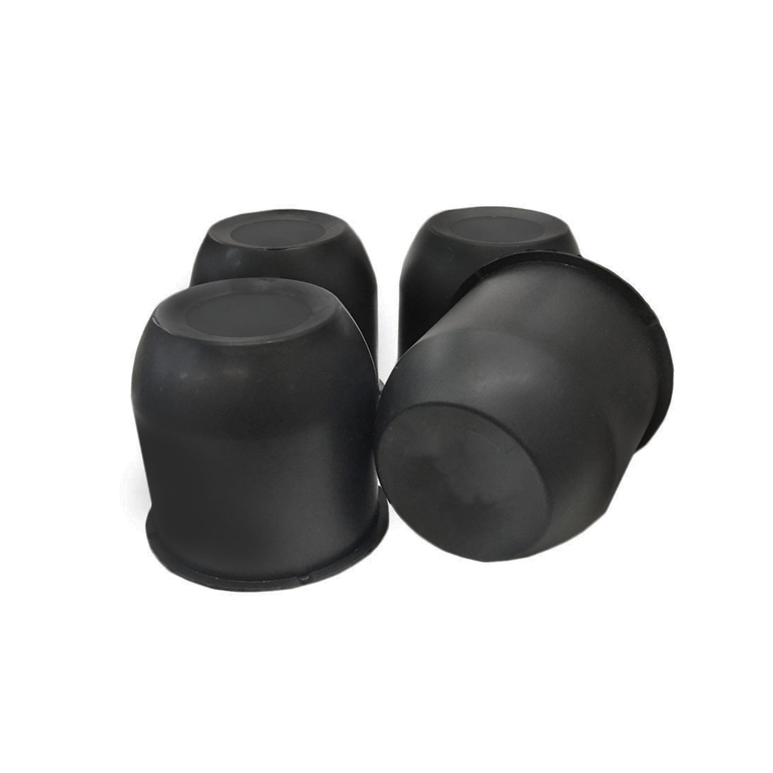 4 Black Trailer Wheel Hub Center Cap 3.125" Diameter Travel Trailer ...