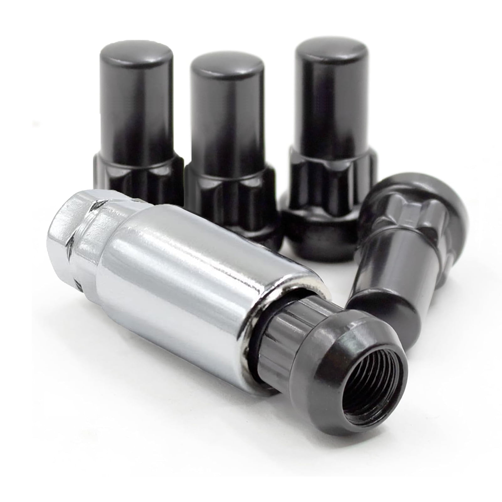 4 Black Wheel Locks 14X1.5 for Ram,for Hummer,for GMC,for Chevy,for ...