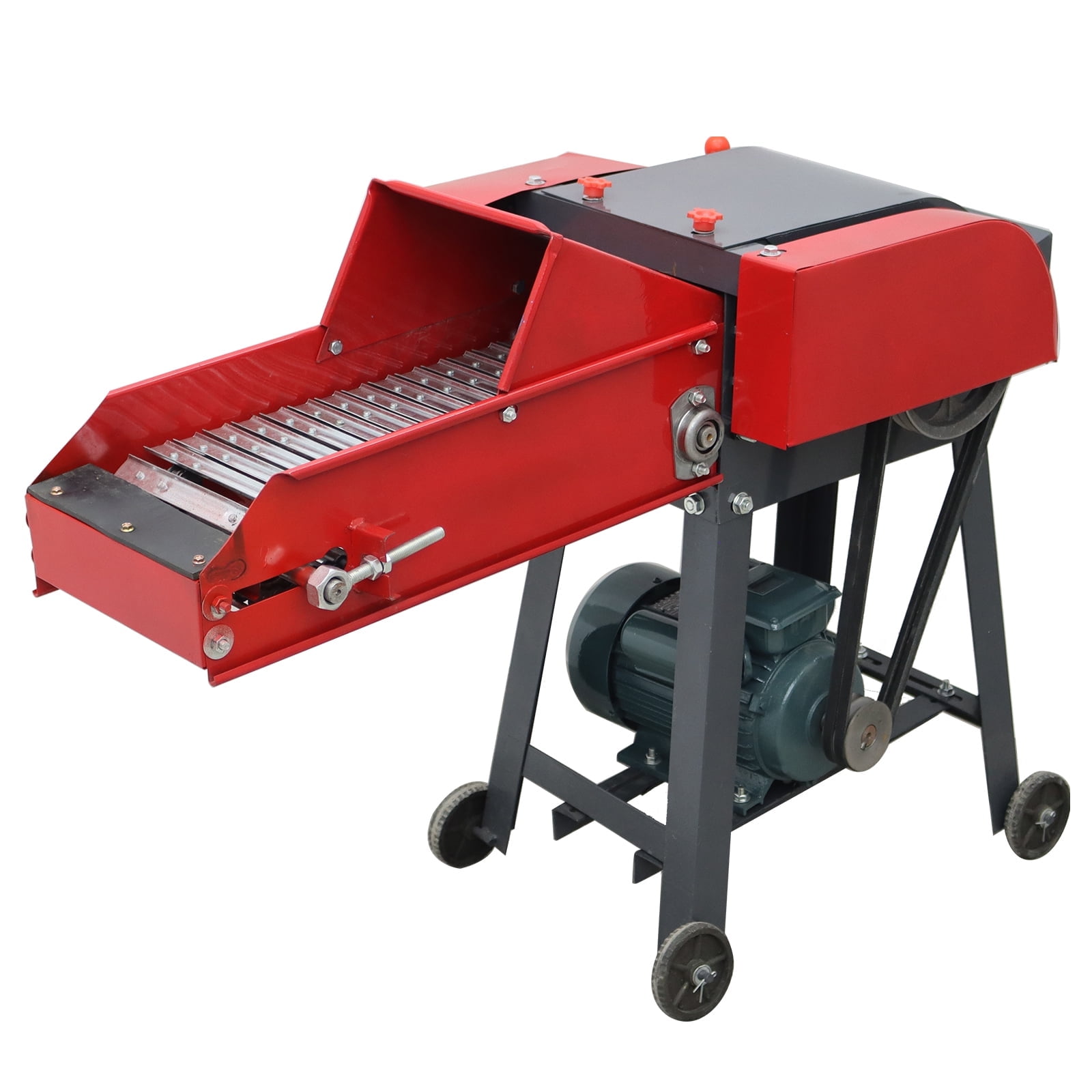 4-Blade Farm Hay Cutter Crusher with Conveyor Belt for Cutting Grass ...