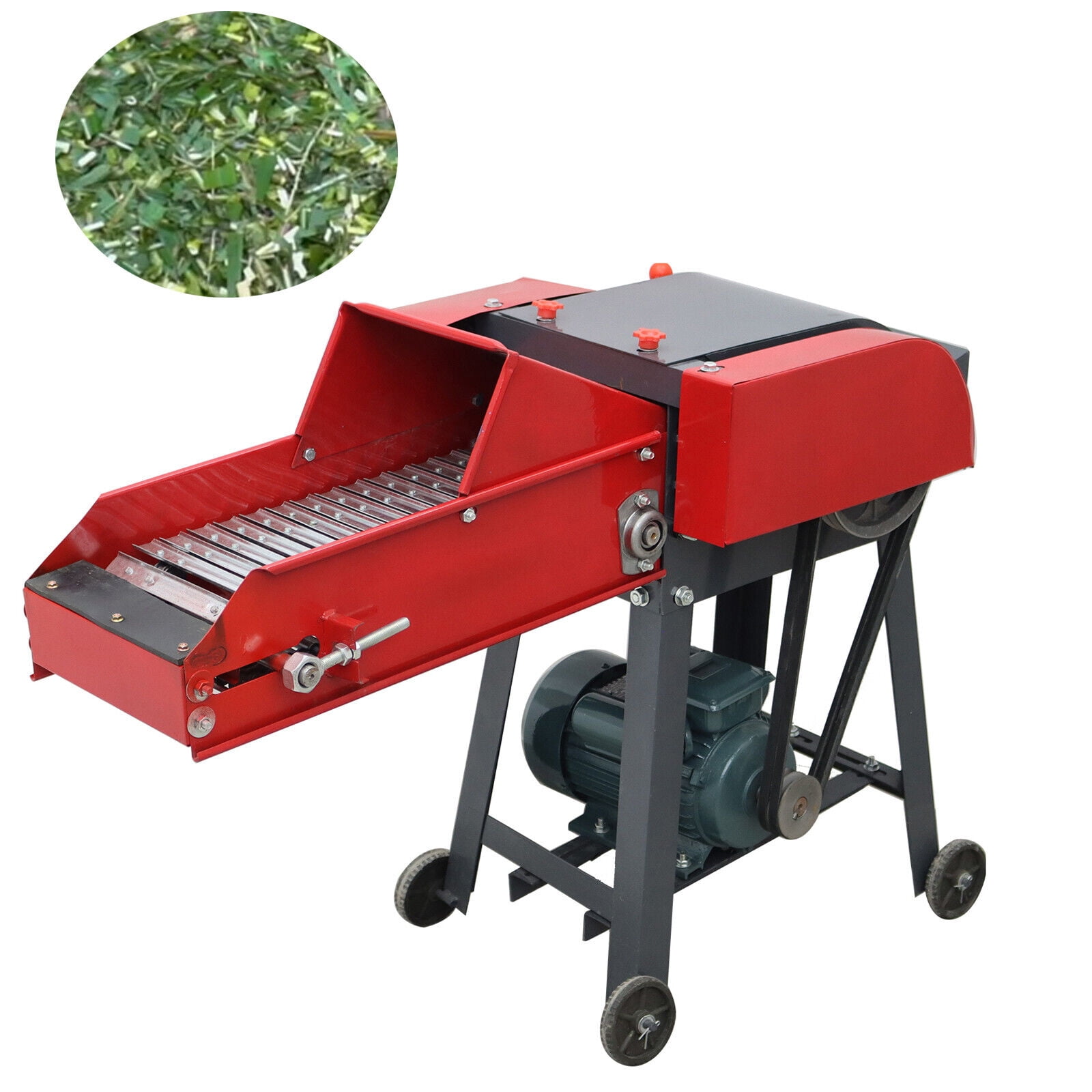 4 Blade Hay Cutter Chain Plate Conveyor Feed Shaping Granules Farm ...