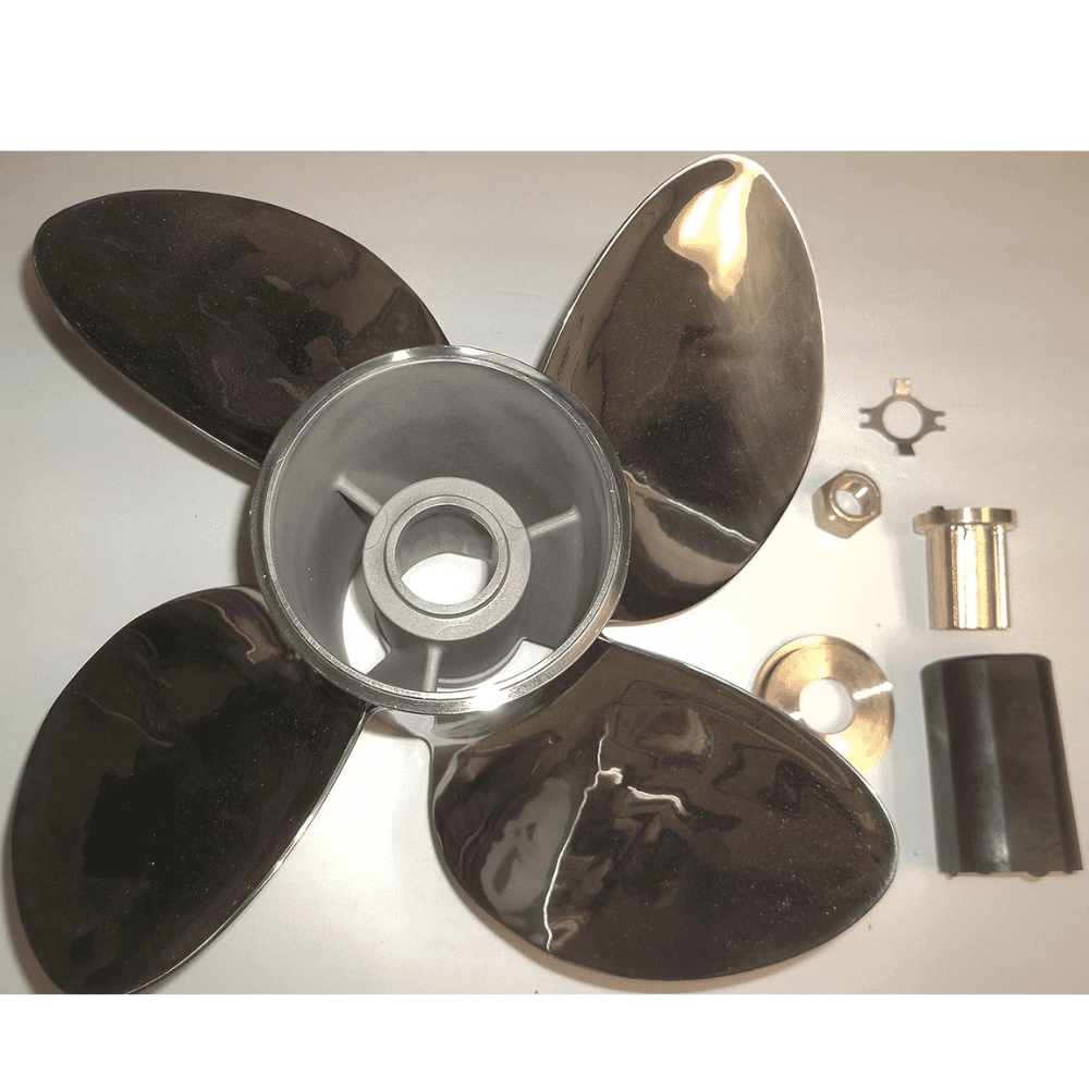 4-Blade Stainless Steel Prop Propeller 14.25 x 17 RH Alpha for Mercury ...
