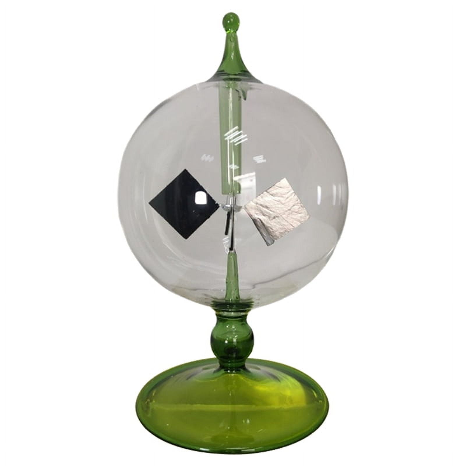 4 Blades Rotating Glass Windmill Solar Powered Crookes Radiometer Light ...