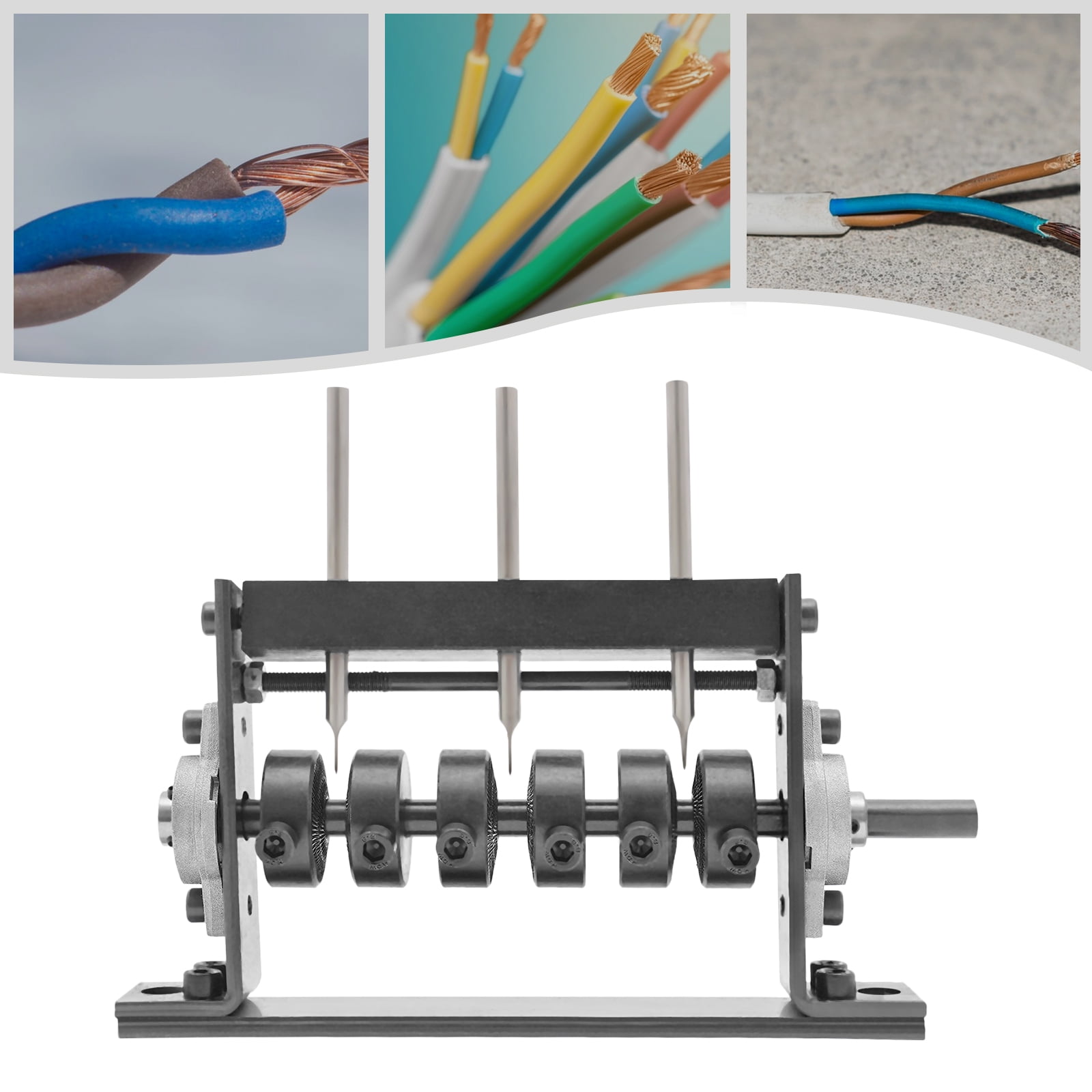 4 Blades of 6mm*100mm/0.24*3.94in Manual Wire Stripper Machine Suitable ...