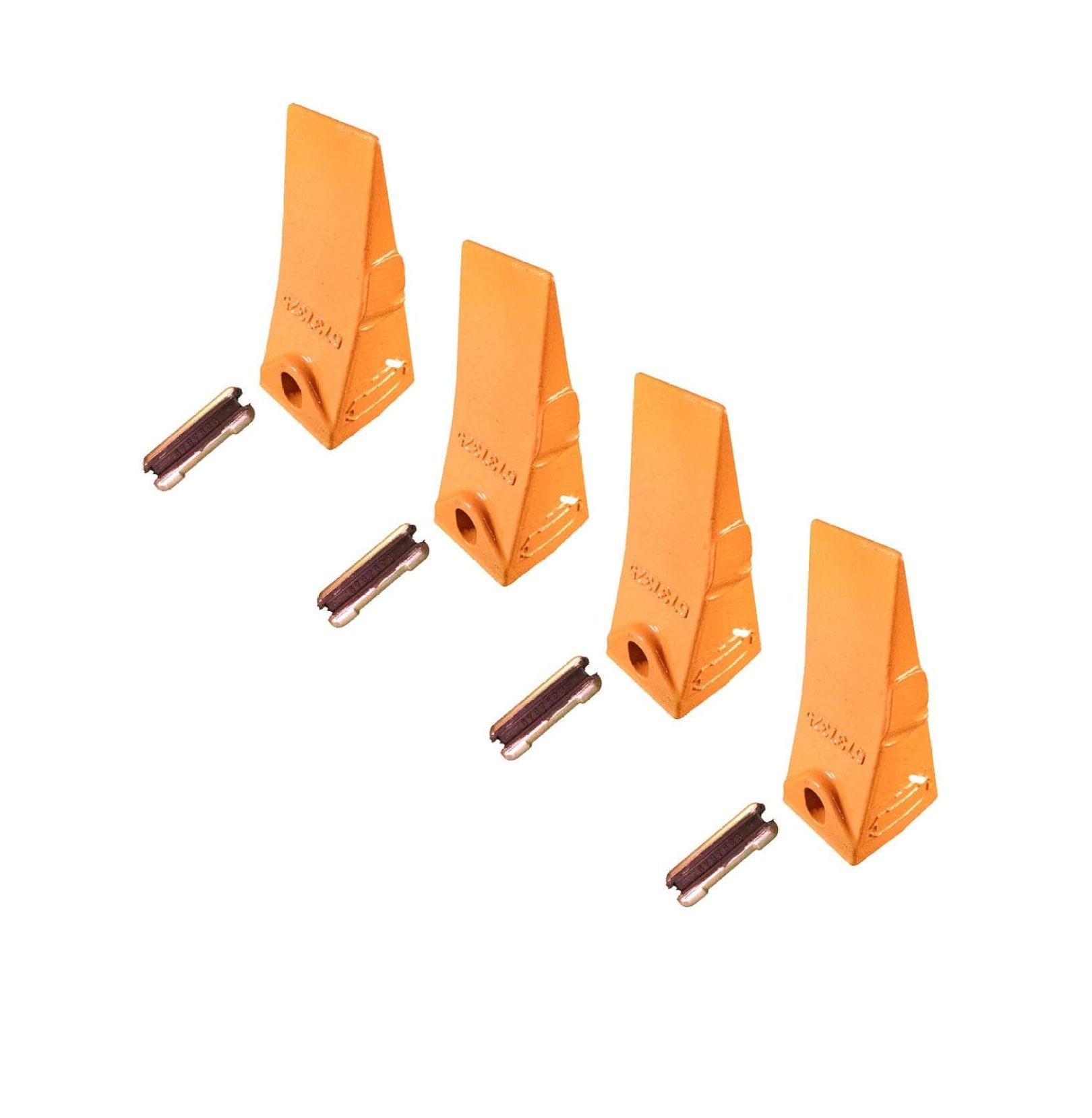 4 - Bobcat Mini Excavator/Skid Steer Bucket Teeth w/Pins - 6737325 ...