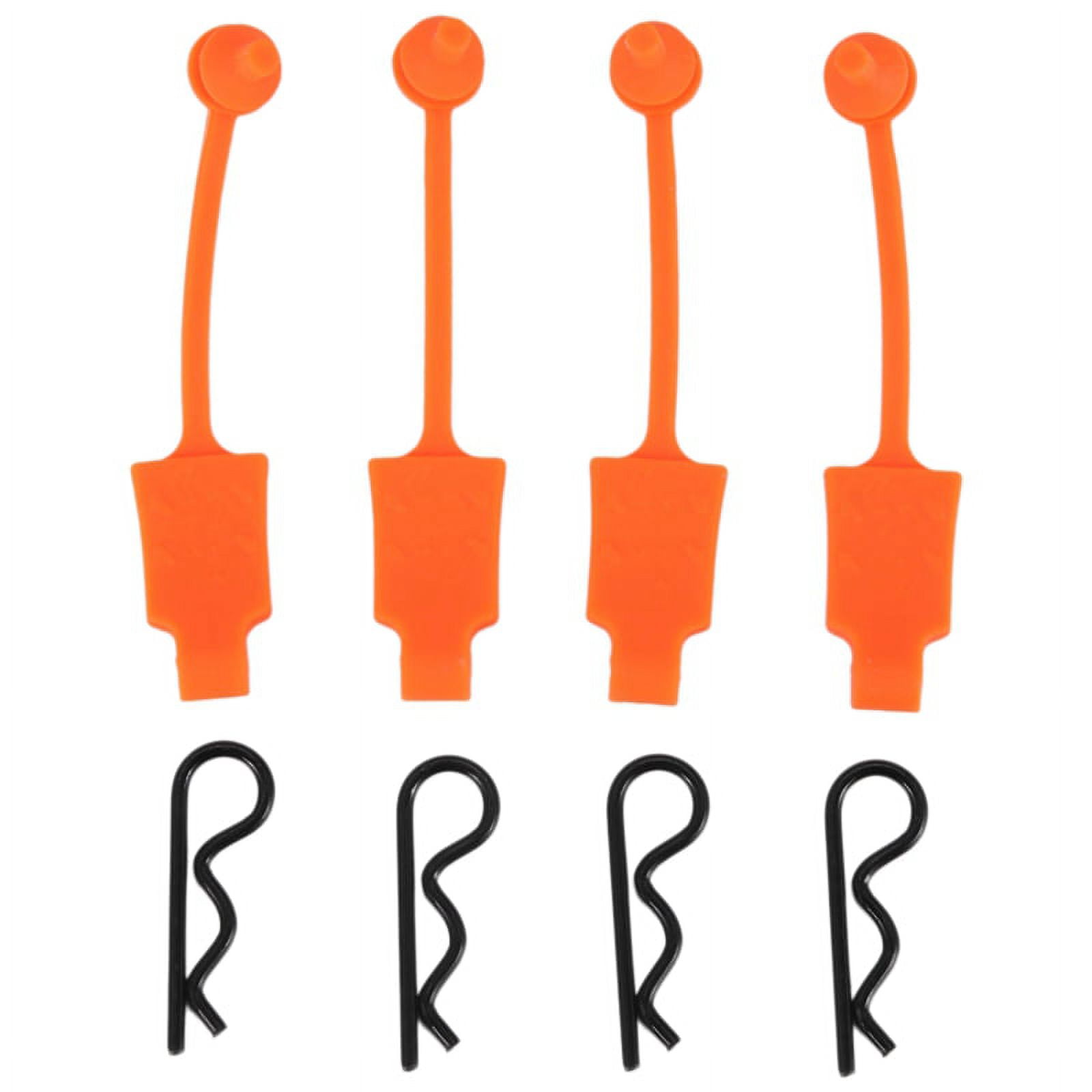 4 * Body Clip Retainers-orange - Walmart.com