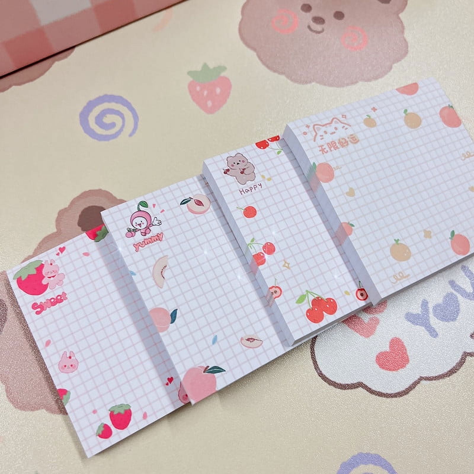 4 Books Memo Pads Tearable Memo Stickers Portable To-do List Memo Pads ...