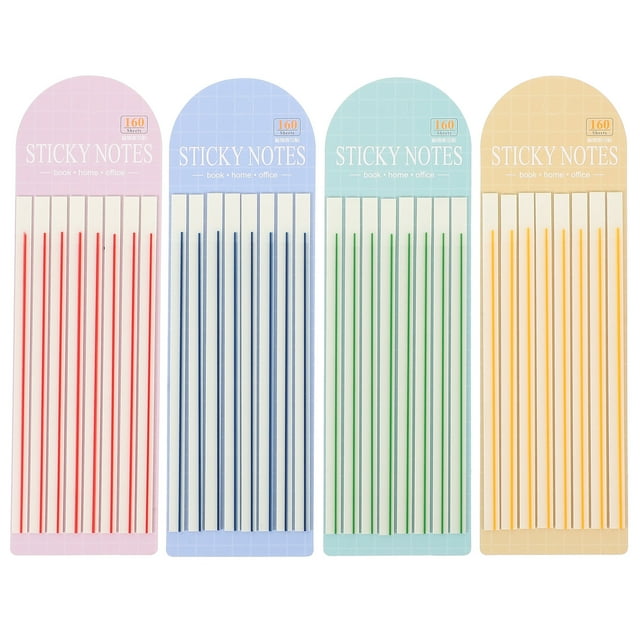 4 Books of Highlighter Tapes Reading Highlight Strips Book Page ...