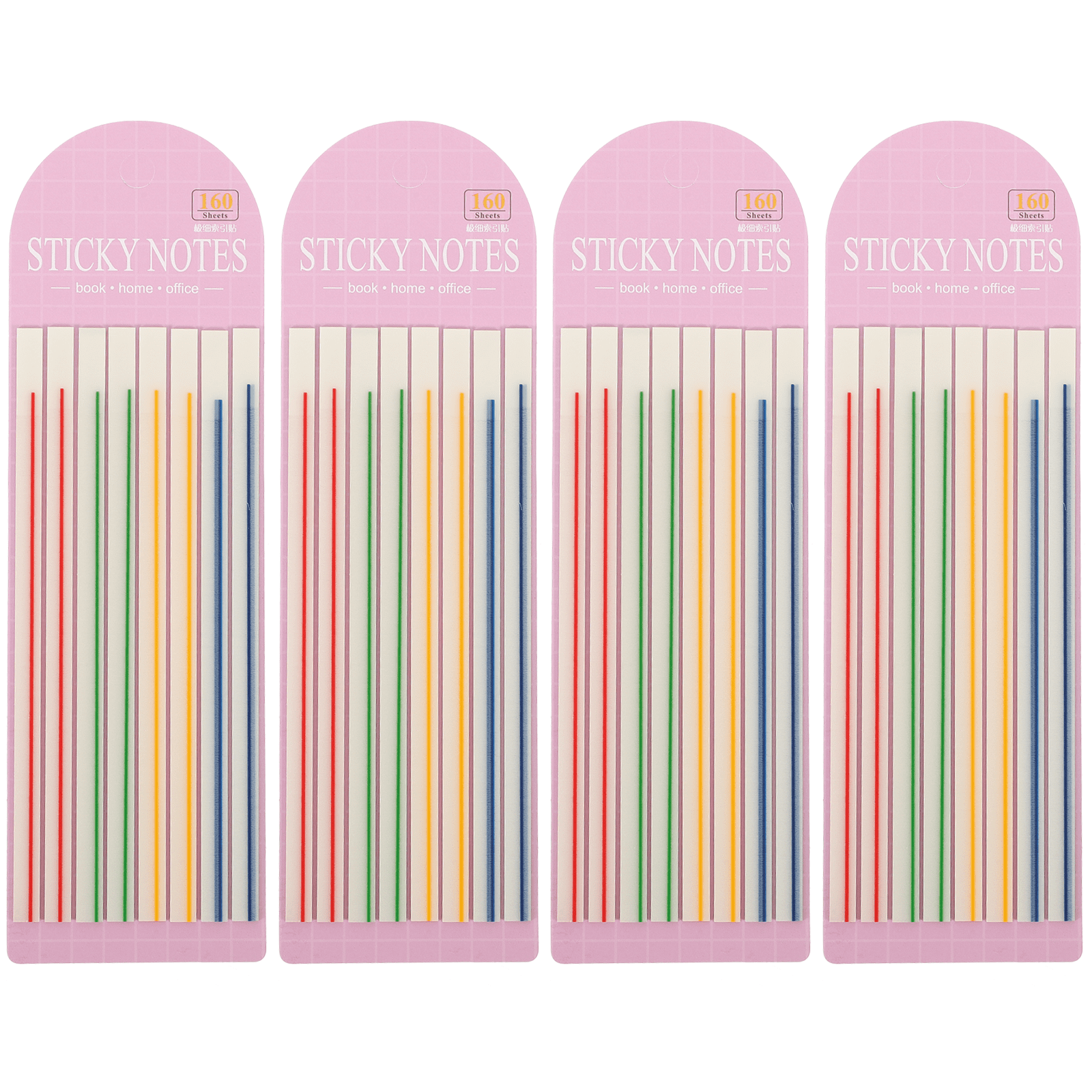 4 Books of Highlighter Tapes Reading Highlight Strips Book Page ...