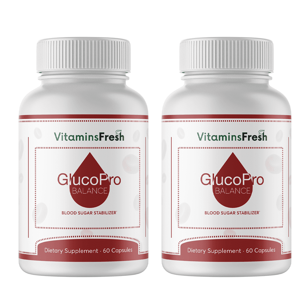 2 Bottles GlucoPro Balance Blood Sugar - Healthy Blood Sugar 60 ...