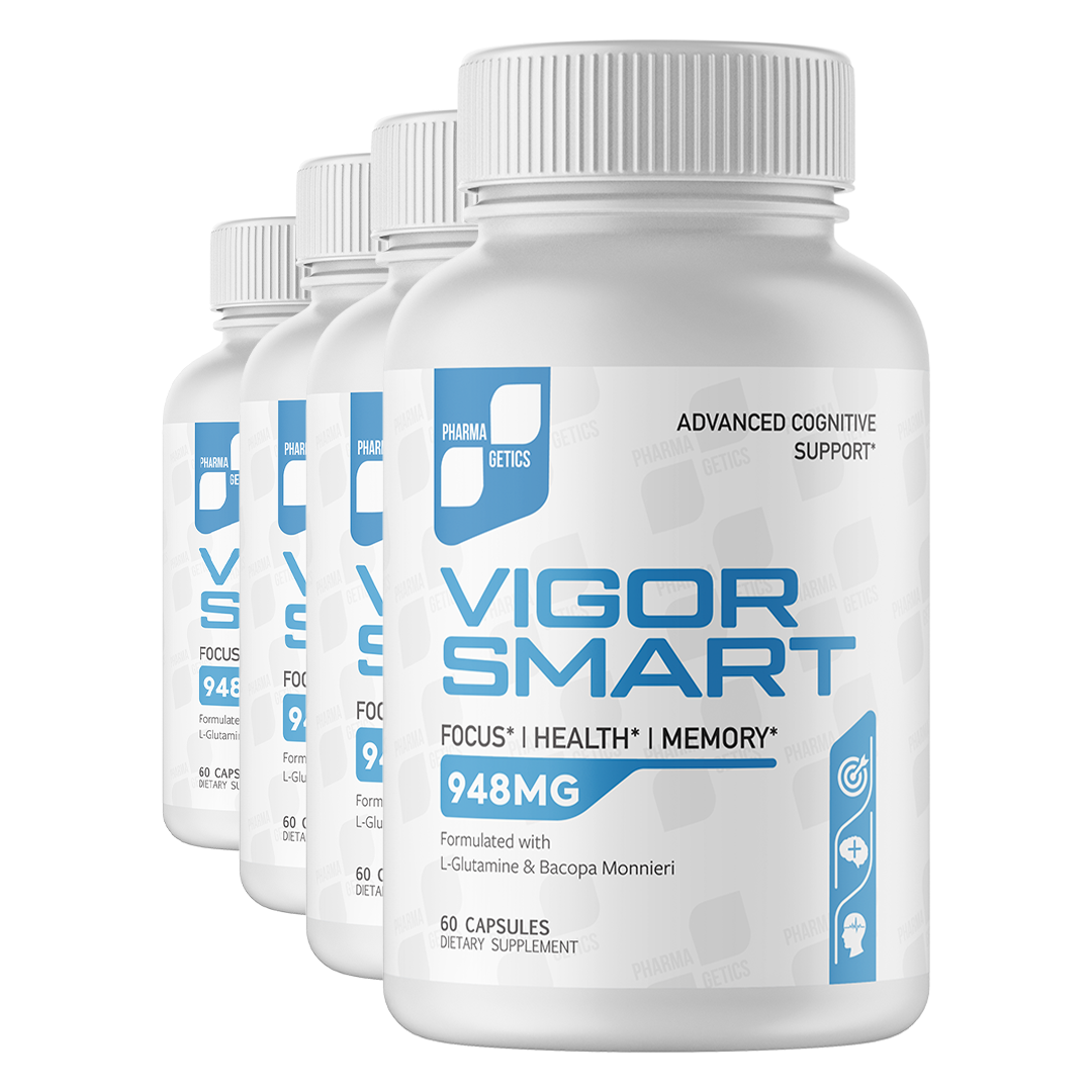 4 Bottles VIGOR SMART Mind Cognitive Brain Booster Enhance Mood & Focus 60ct x4 - Walmart.com