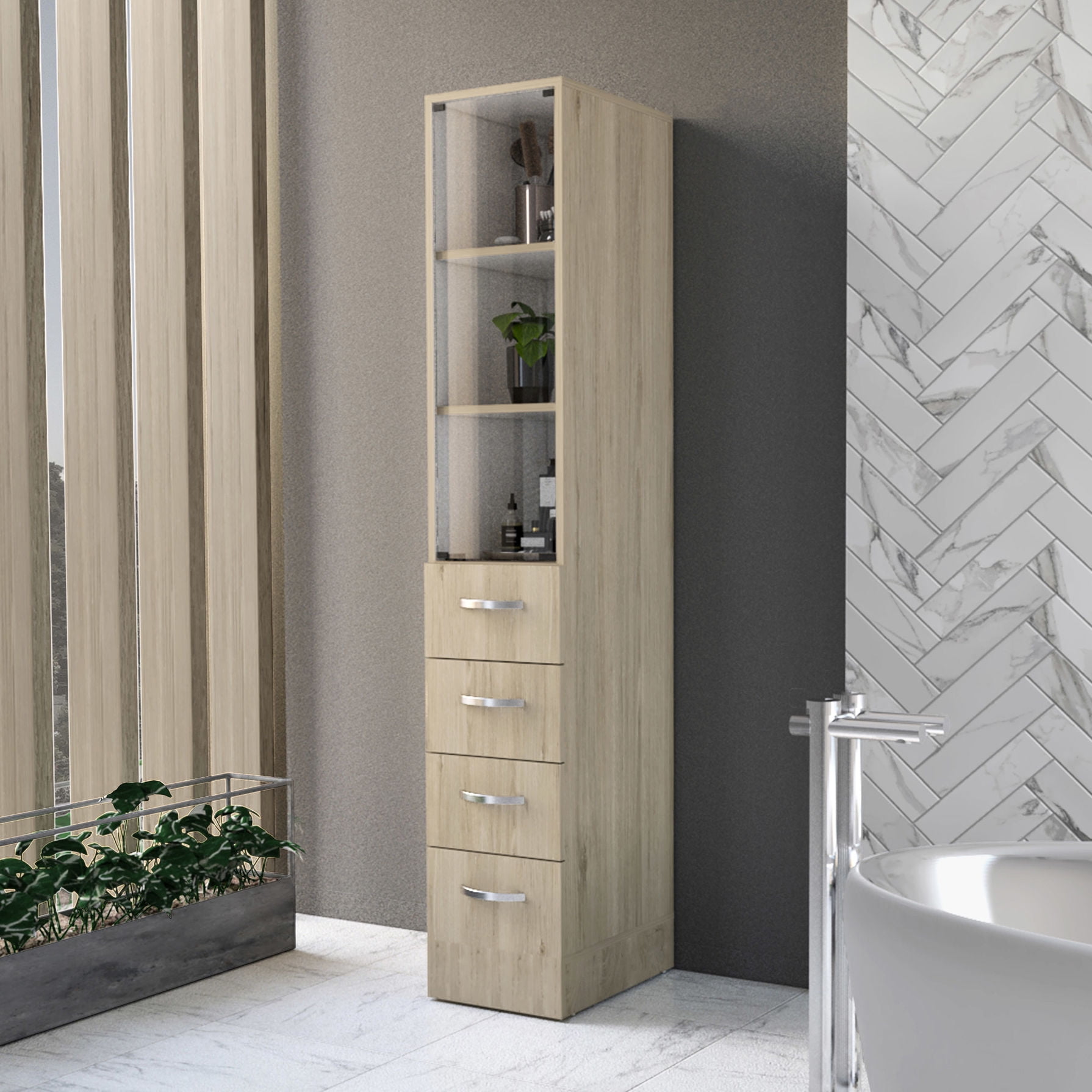 4 Bottom Drawers | Keep Items Dry and Tidy in Living Space - Walmart.com