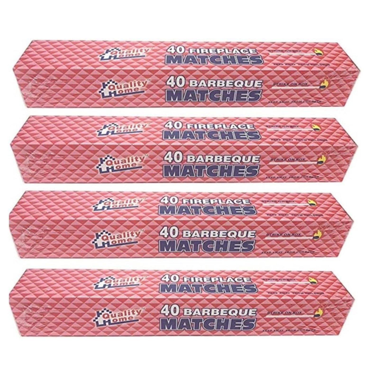 4 Boxes - 11" Fireplace Matches, Long Reach, 160 Matches Total ...