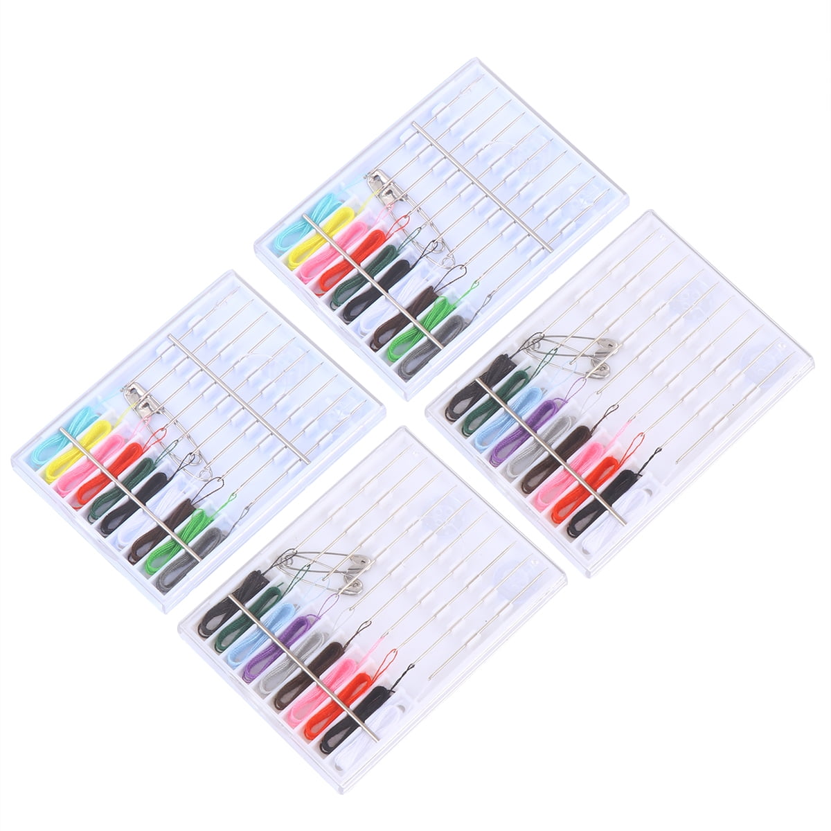 4 Boxes Sewing Tools Set Multifunction Sewing Needle Thread Stitch ...