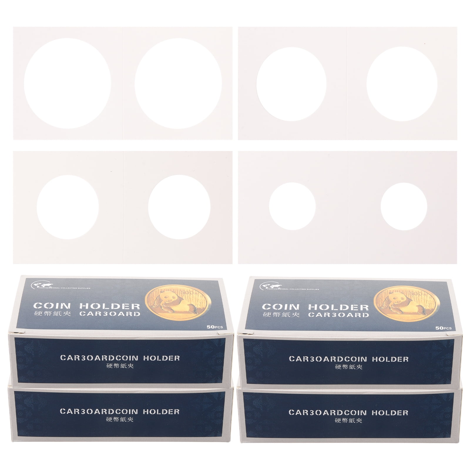 4 Boxes Transparent Protector Window Holder Wrappers Money Frame ...