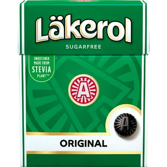 4 Boxes x 25g AIF9 of Läkerol Original - Swedish - Sugar Free ...