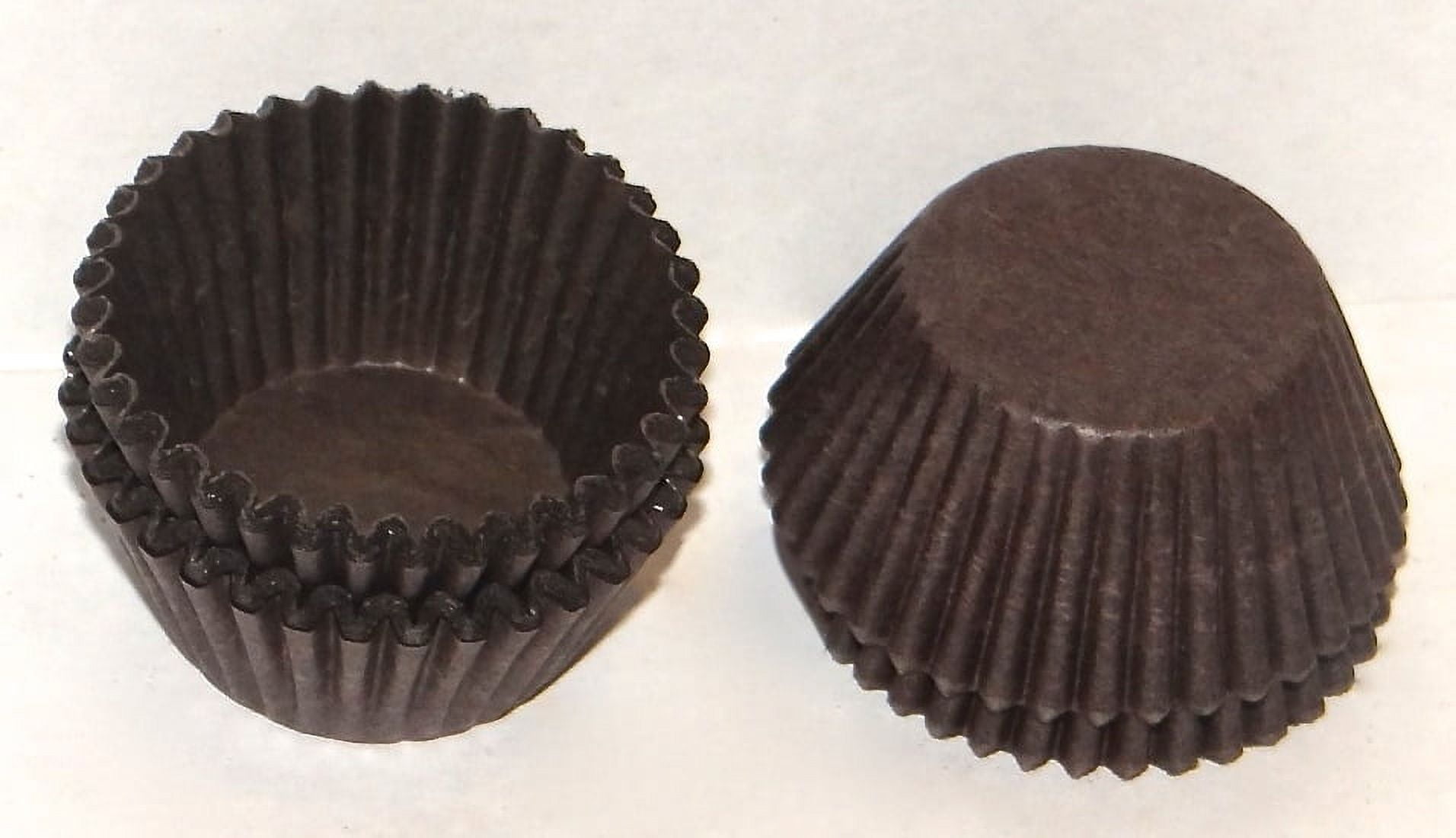 #4 Brown Paper Candy Cup Cups 250 Pack Candy Making Supplies - Walmart.com
