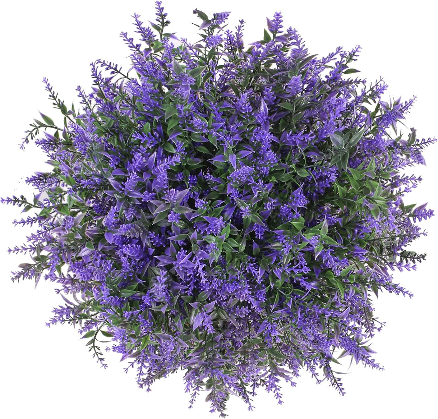 4 Bundles Artifical Spring Flower Outdoor Fake Plant Decor UV Resistant ...