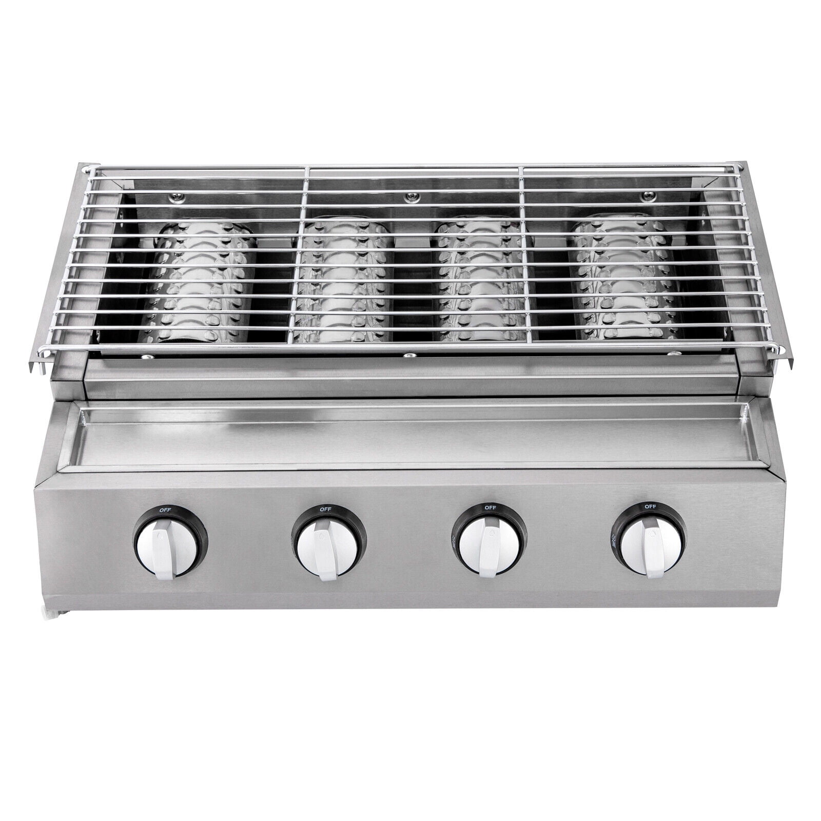 4 Burners Gas BBQ Grill Gas BBQ Grill Stainless Steel Outdoor Camp ...