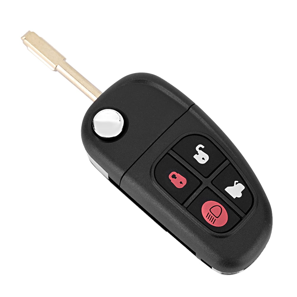 4-Button 433Mhz Remote Key Nhvwb1U241 For Jaguar With 60 Glass Chip Car ...