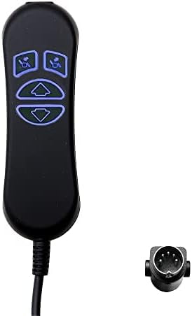 4 Button 5 Pin Prong Hand Control Handset Remote with USB and Backlight ...