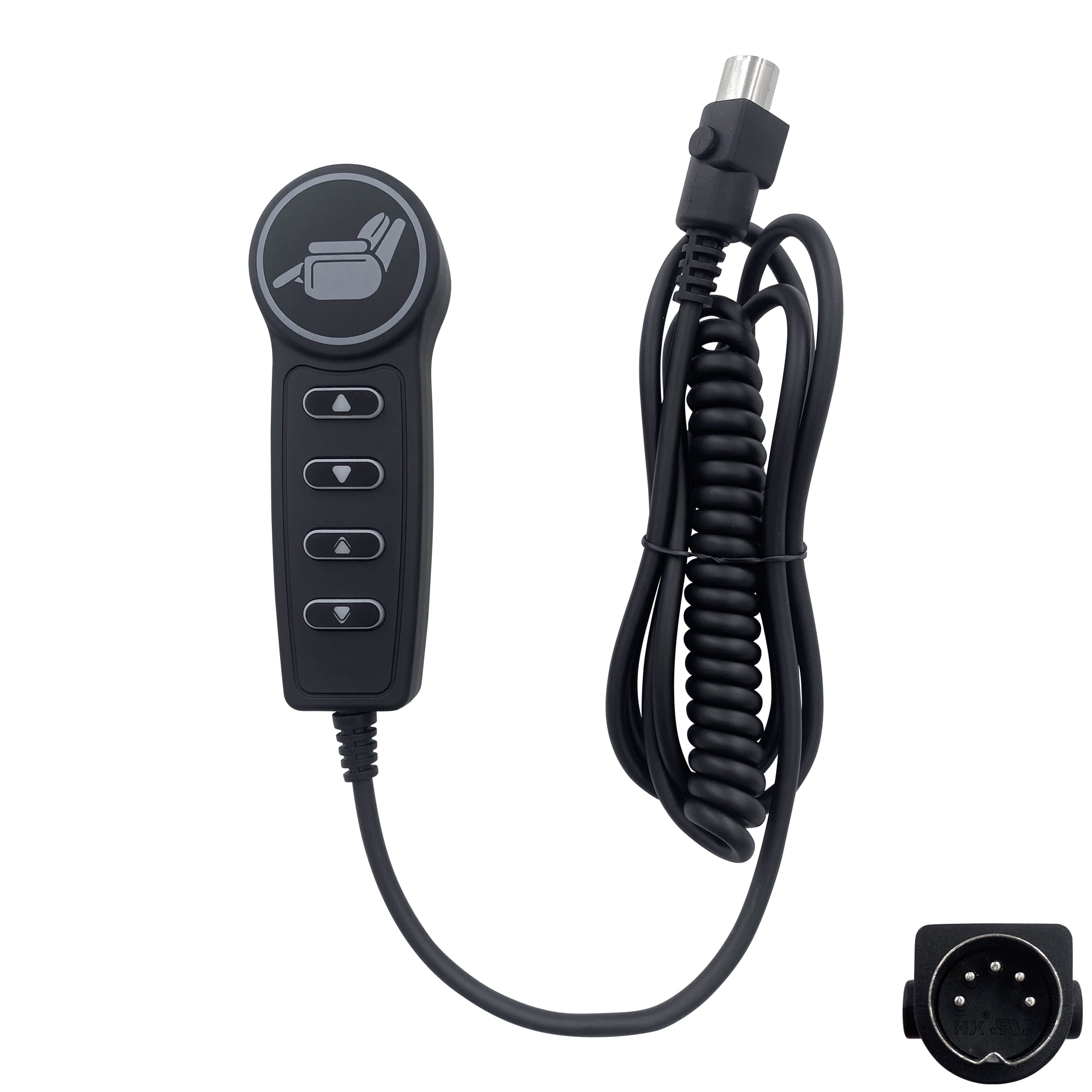 4 Button 5 Pin Remote Hand Control for Recliner Lift Chairs with USB A ...