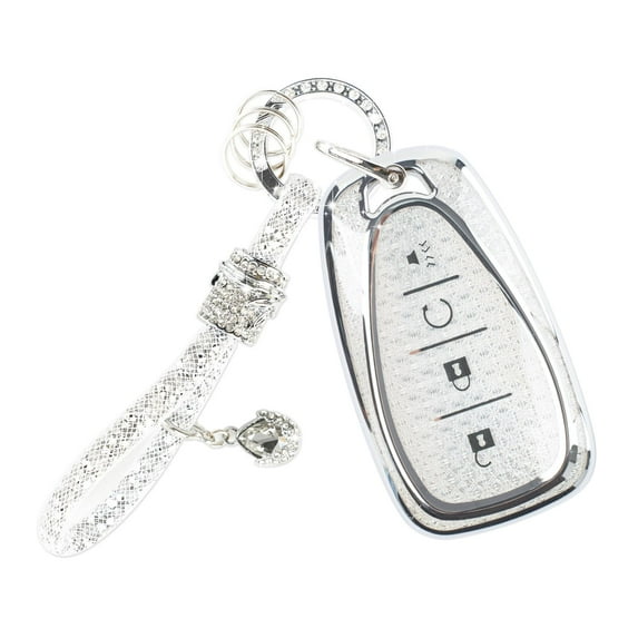 4 Button Key Fob Cover for Chevy - Compatible with Chevrolet Volt, Bolt ...