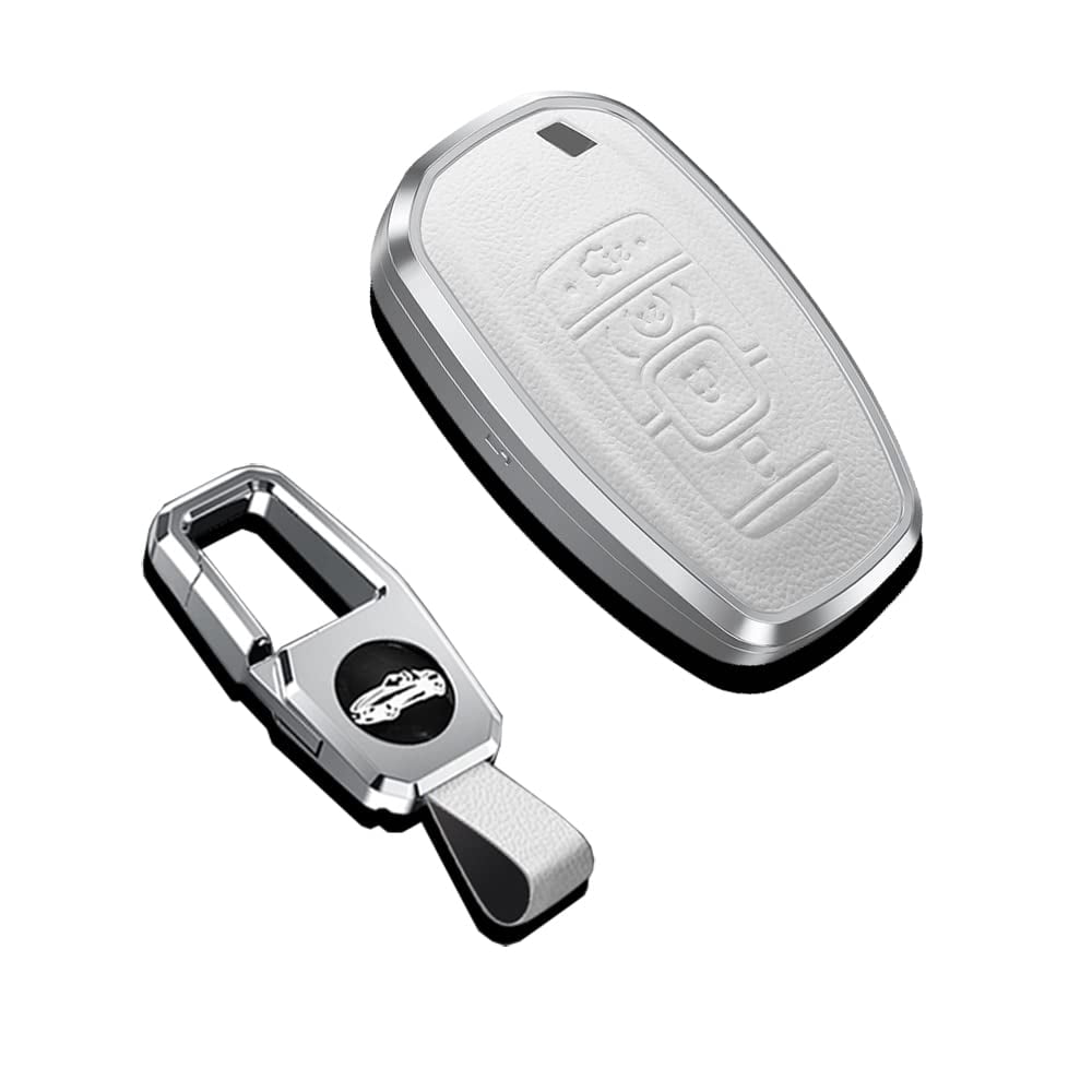 4 Button Key Fob Cover for Lincoln Continental MKC MKZ 2019 2018 2017 ...