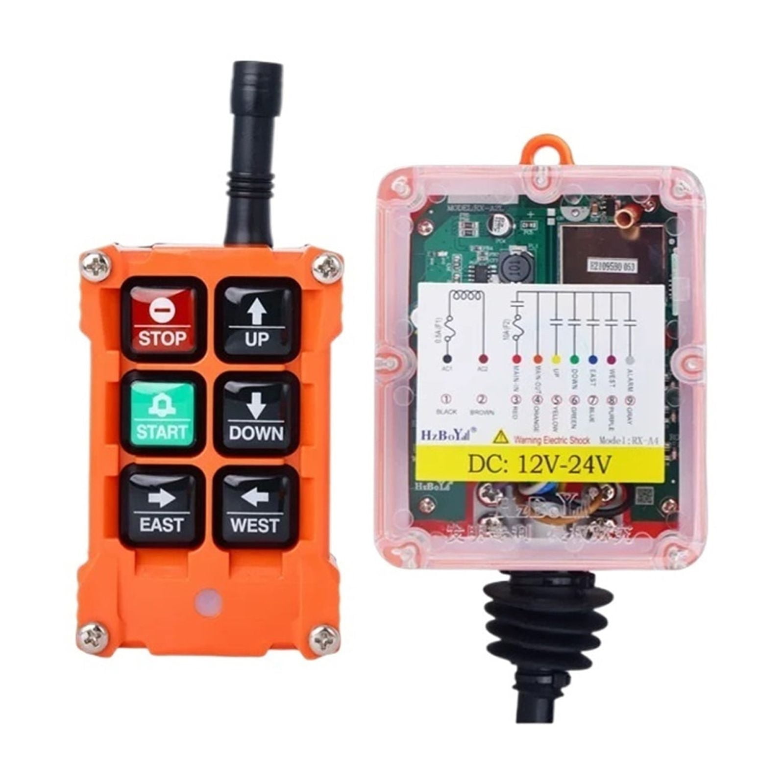 4 Button Key Single Speed Hoist Wireless Industrial Remote Control Ip67 ...