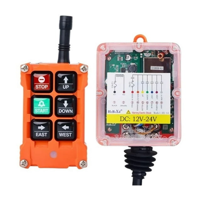 4 Button Key Single Speed Hoist Wireless Industrial Remote Control Ip67 ...