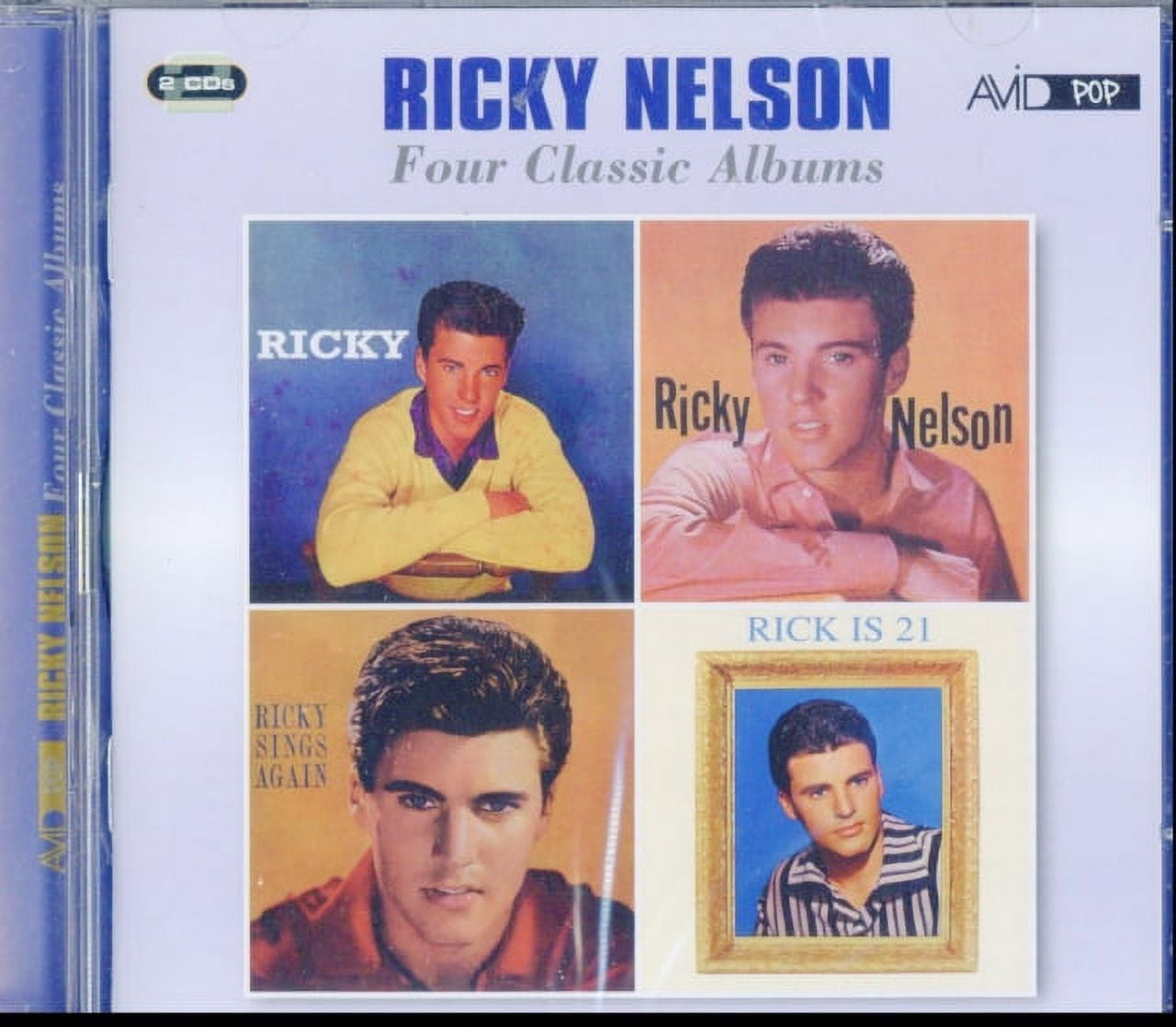 4 CLASSIC ALBUMS: RICKY / RICKY NELSON / RICKY SINGS AGAIN / RICK IS 21 ...