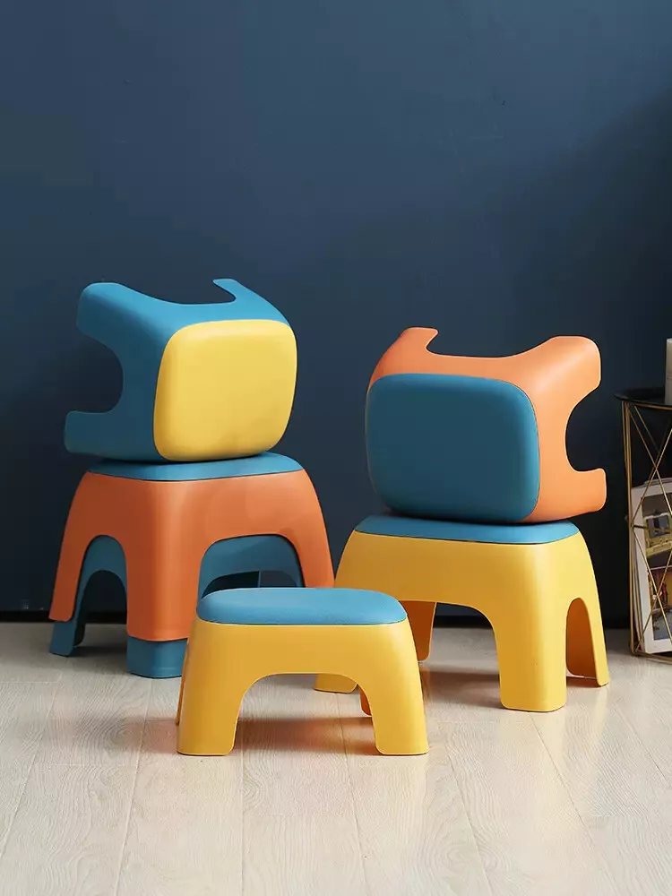 2 Count Cute Nonslip Plastic Step Stool w/ All Round Corners For Safety ...