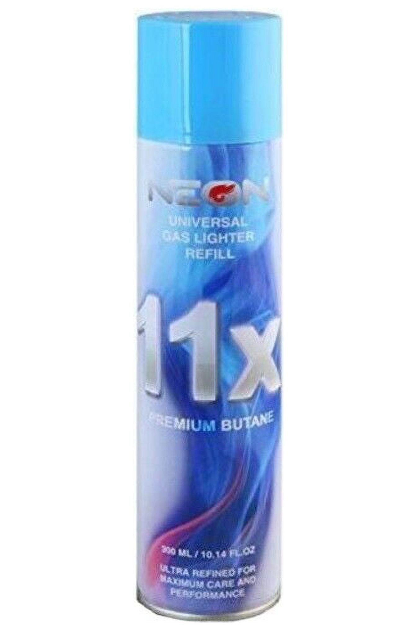 4 Cans NEON 11X Butane Refill Fuel Fluid Lighter Ultra Refined 11 Times ...
