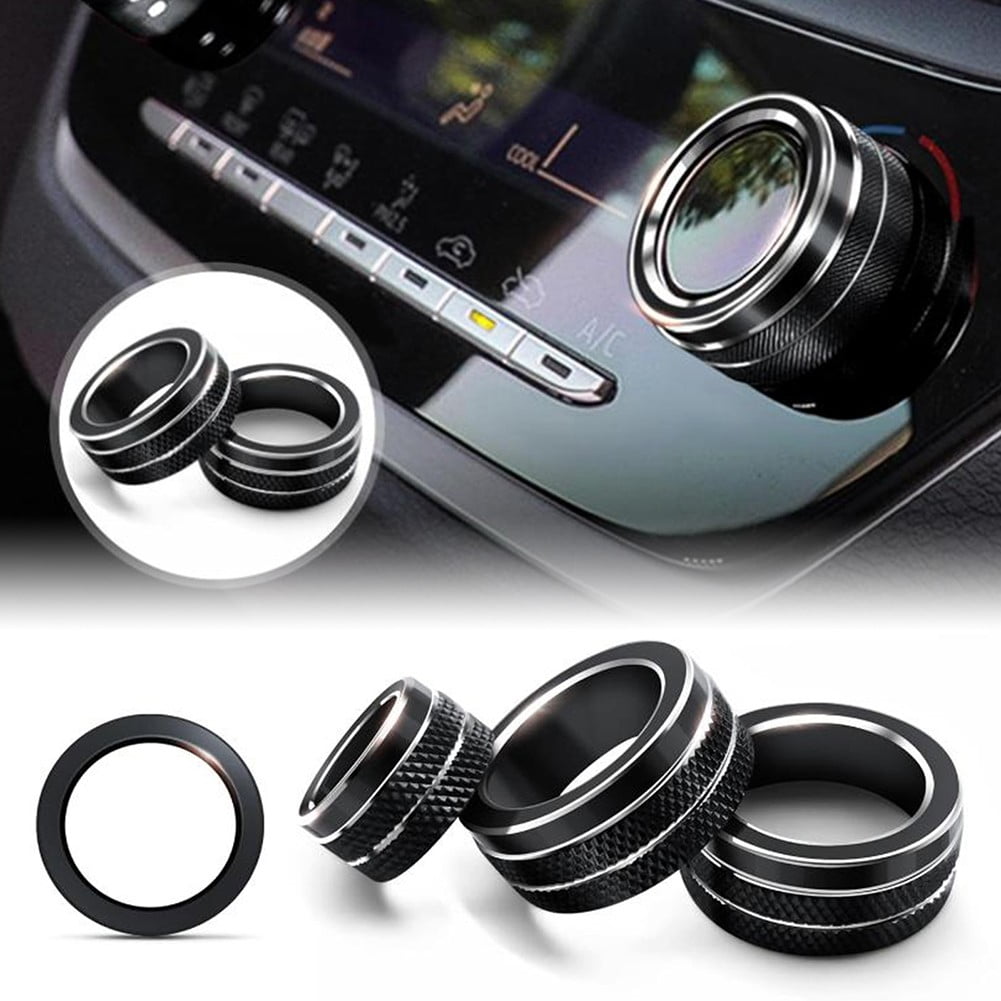 4* Car Air Conditioning Mirror Knob Cover Car Ac Control Switch Button ...