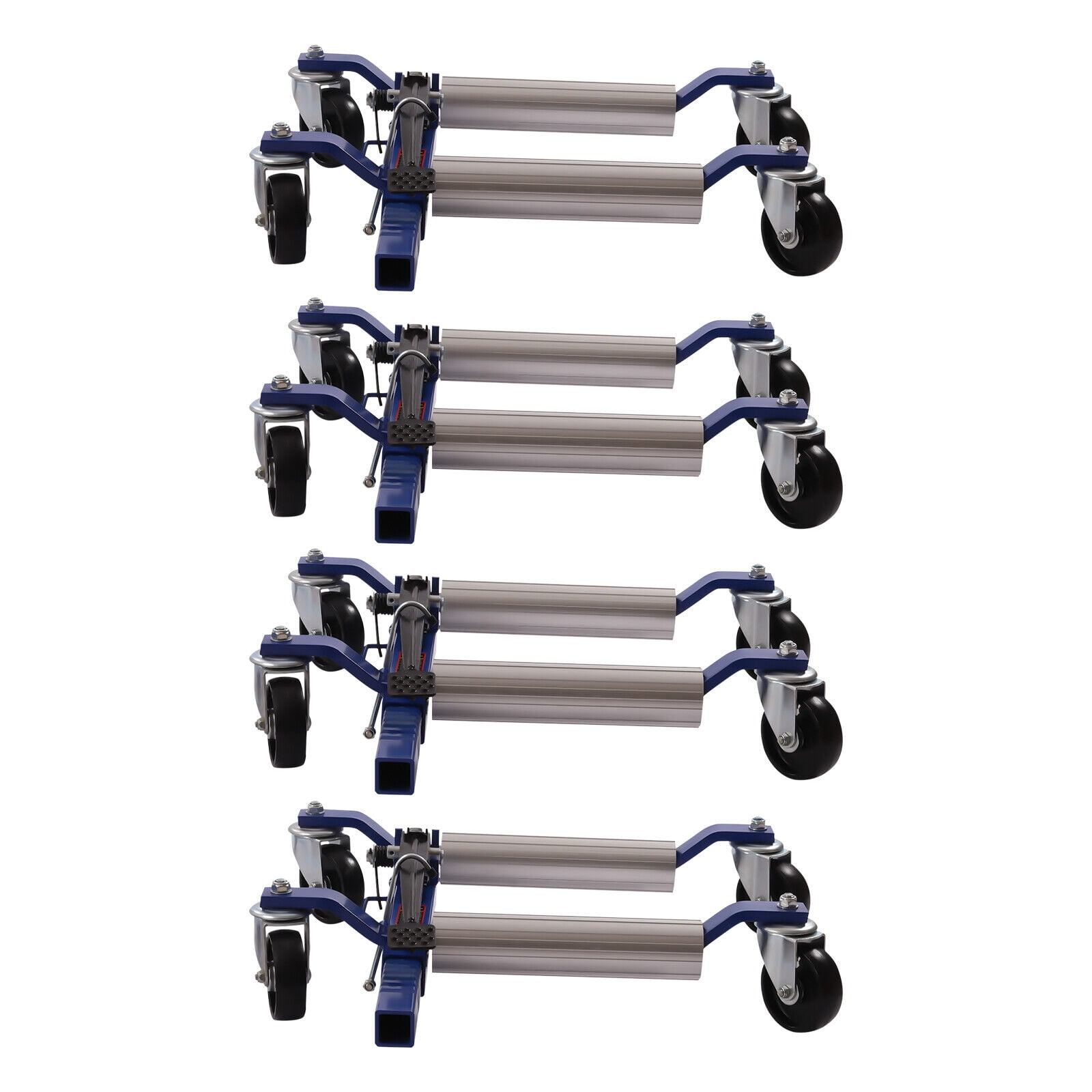 4*Car Wheel Dolly, Heavy Duty Self Loading Dolly with Ratcheting Foot ...