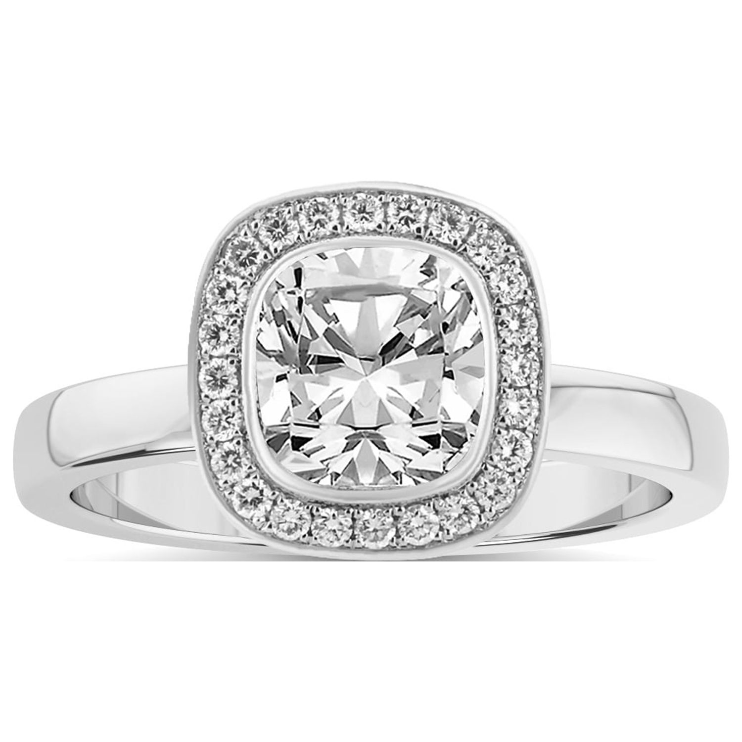 4 Carat IGI Certified Cushion Shape Lab Grown Diamond Engagement Ring ...