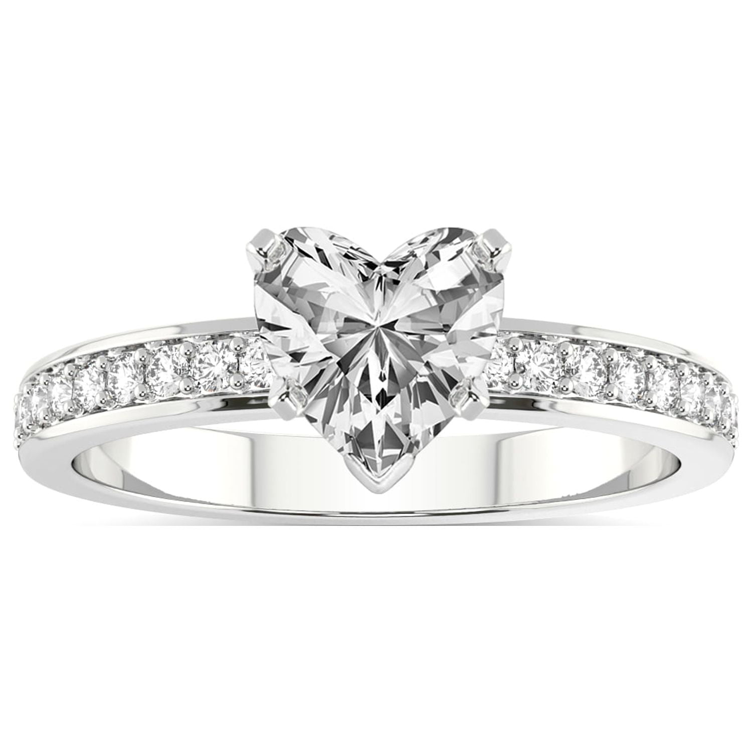 4 Carat IGI Certified Heart Shape Lab Grown Diamond Engagement Ring ...