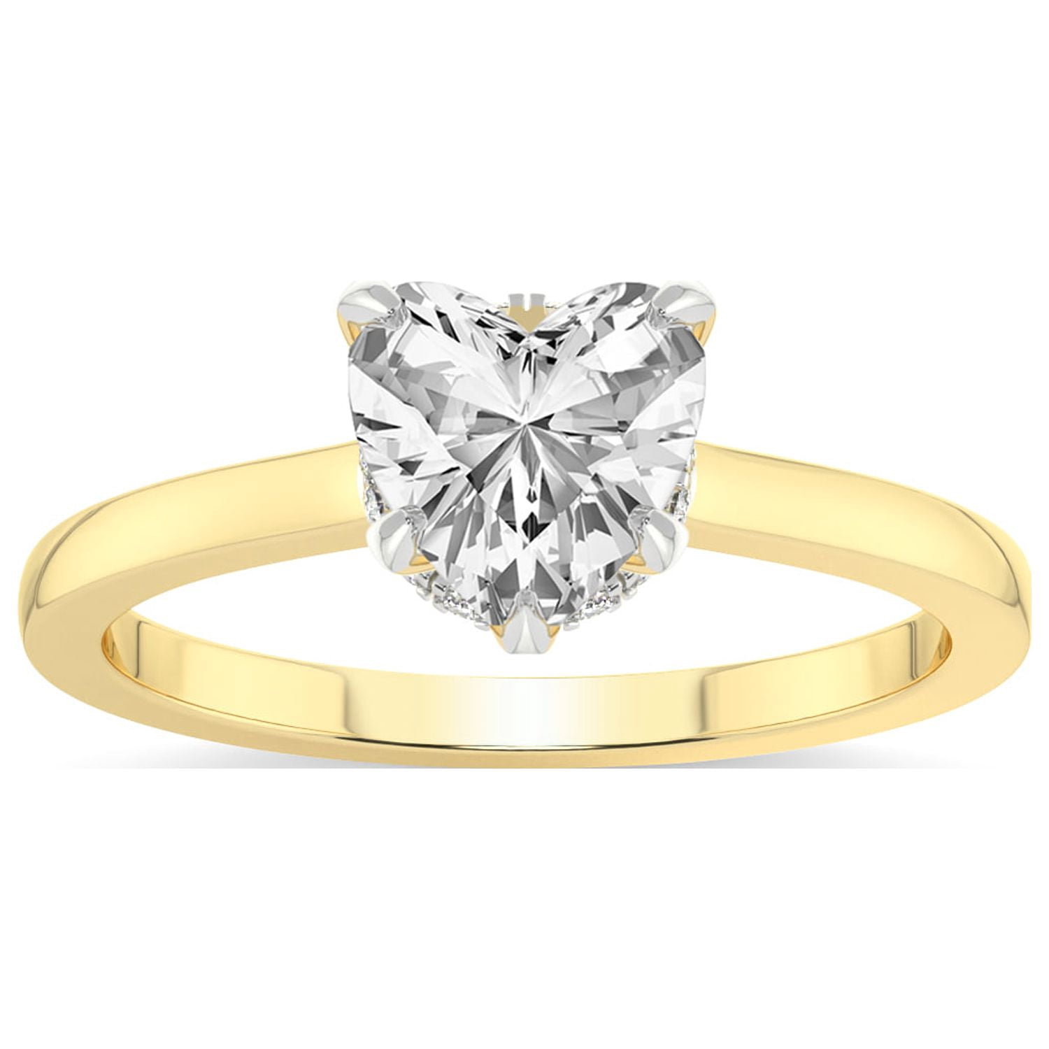 4 Carat IGI Certified Heart Shape Lab Grown Diamond Engagement Ring ...