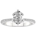 4 Carat IGI Certified Oval Shape Lab Grown Diamond Engagement Ring ...