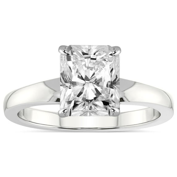 4 Carat IGI Certified Radiant Shape Lab Grown Diamond Engagement Ring ...