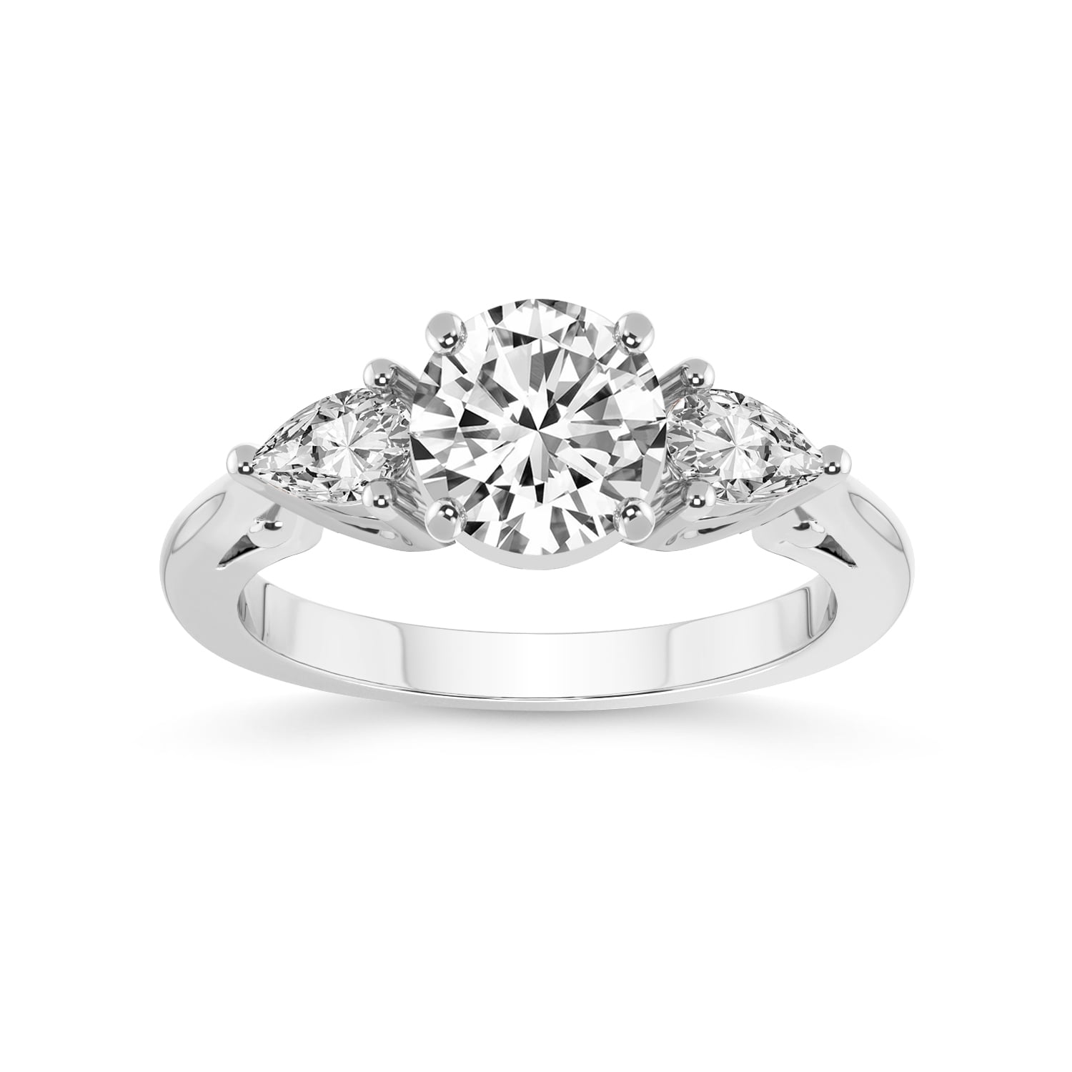 4 Carat IGI Certified Round Shape Lab Grown Diamond Engagement Ring ...