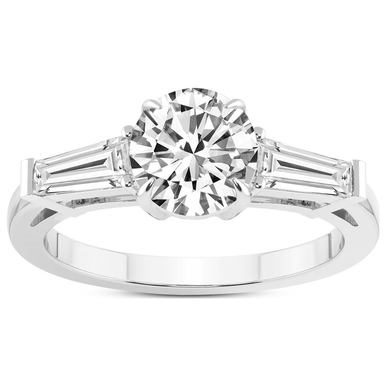 4 Carat IGI Certified Round Shape Lab Grown Diamond Engagement Ring ...