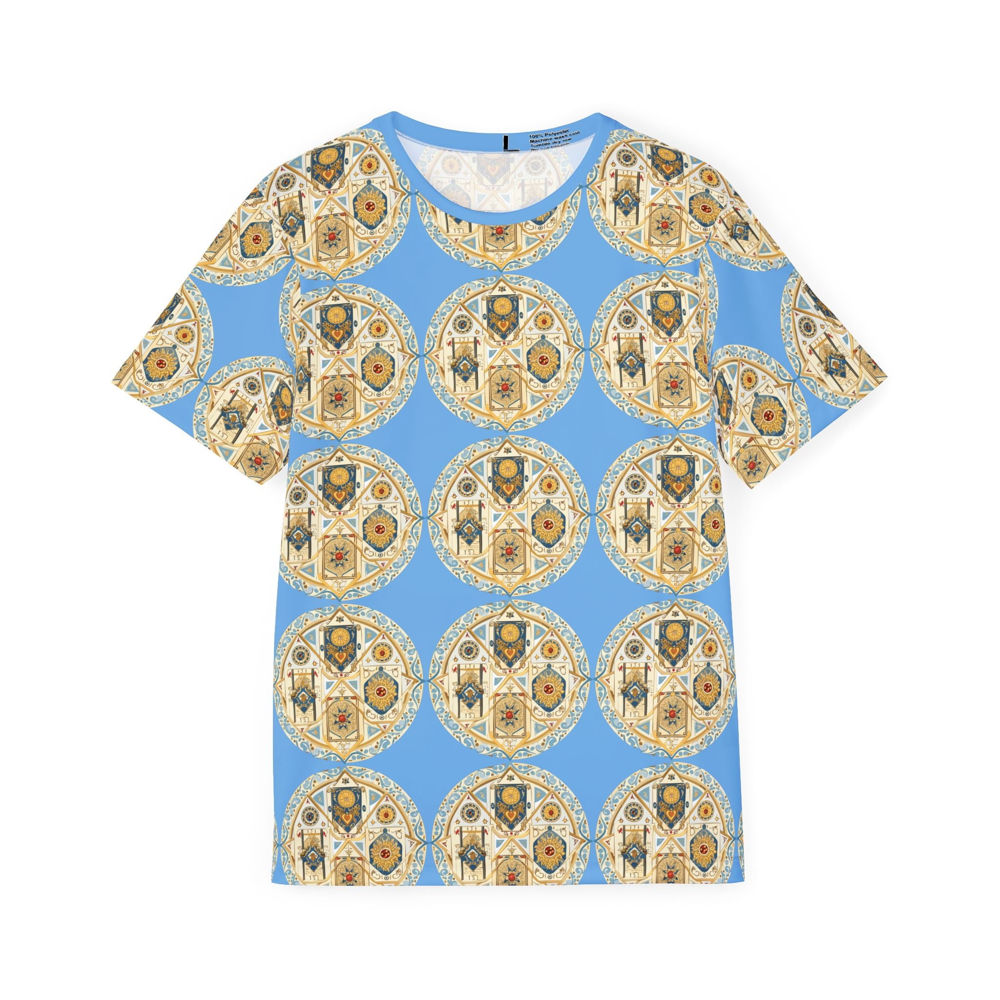 4-Card Deck Graphic T-Shirt, Art Design Poly Shirt, All Over Print ...