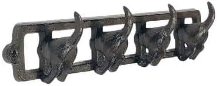 4 Cast Iron Dog Butt Tail Hooks Pet Leash Coat Hat Hook Rack Wall Mount ...