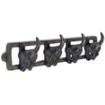 4 Cast Iron Dog Butt Tail Hooks Pet Leash Coat Hat Hook Rack Wall Mount ...